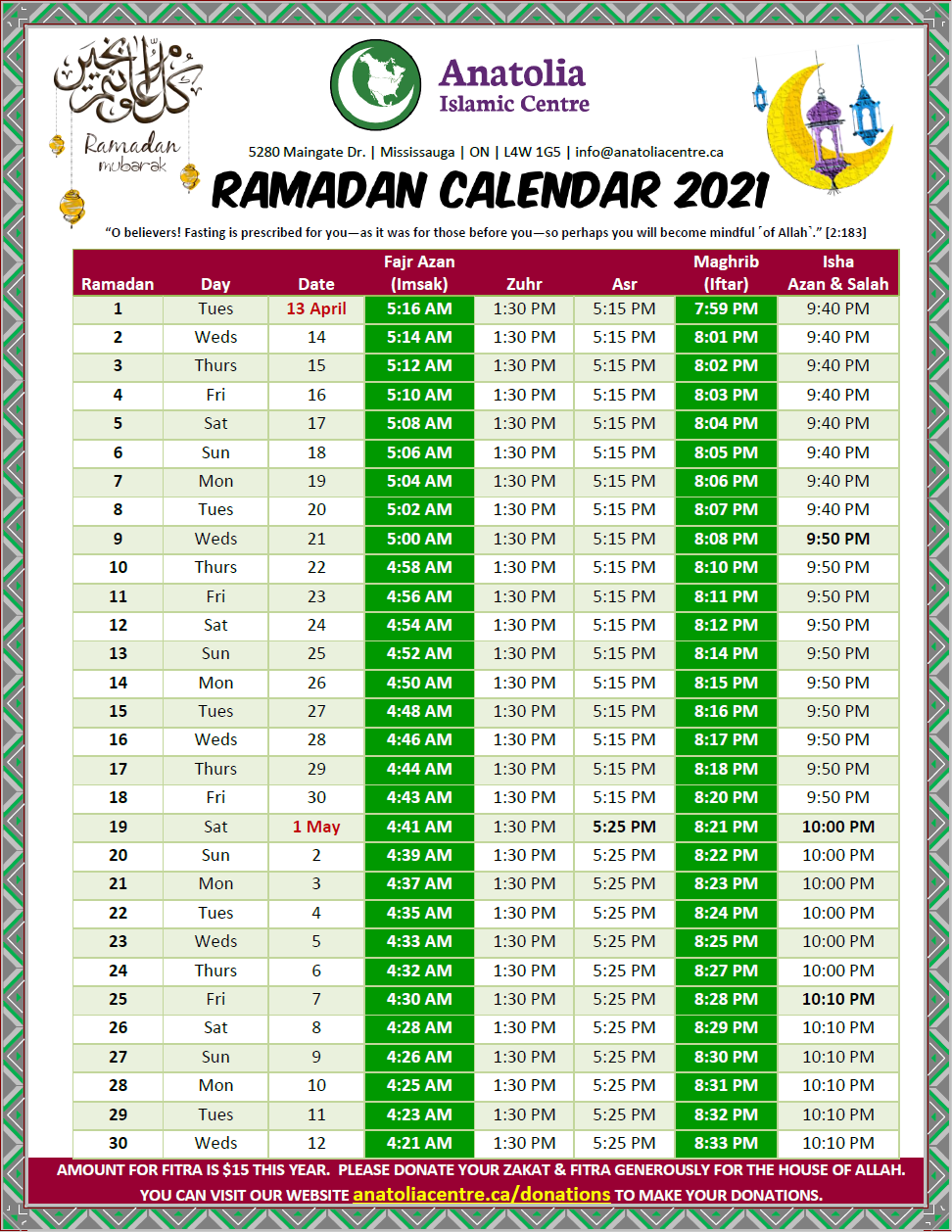 Pakistan Islamic Calendar 2021 Gulfnaughty